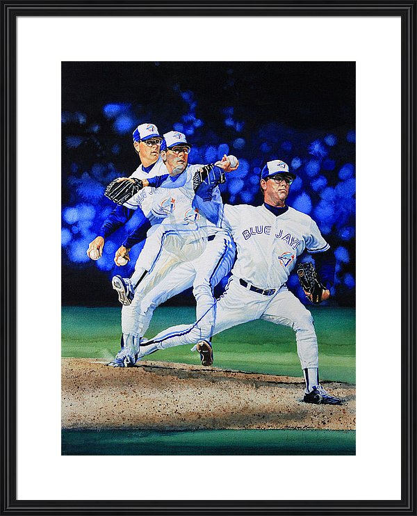 Baseball Star Portrait Of Pitcher Tom Henke