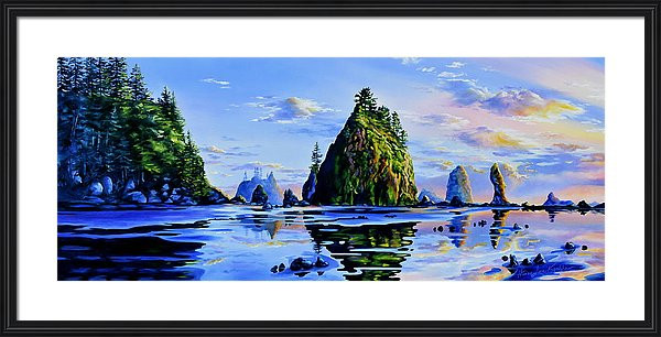 Shi Shi Beach Sea Stack Painting