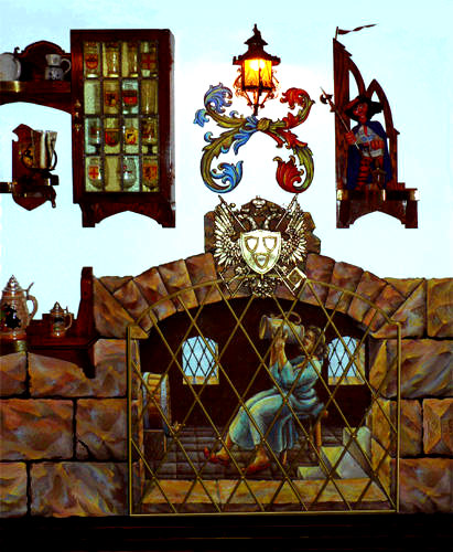 Custom German Pub Wall Mural