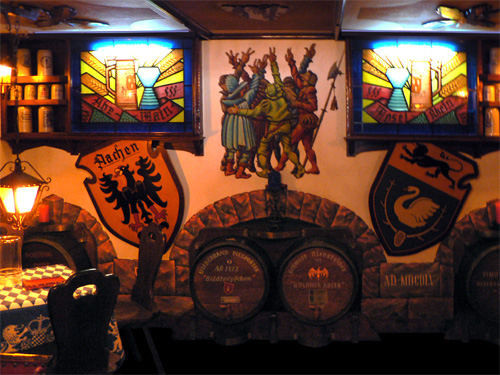 Custom German Pub Wall Mural